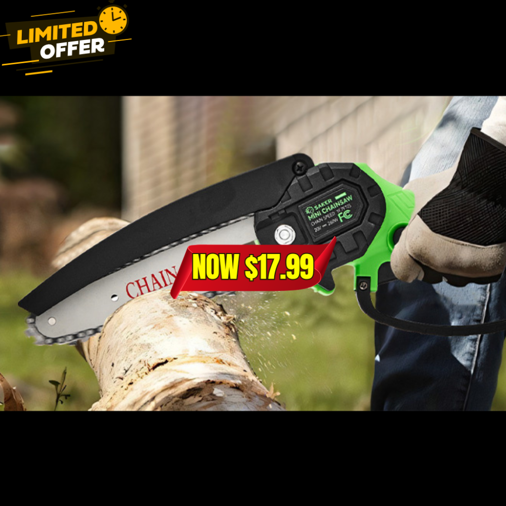 Saker Mini Chainsaw - 6 Inch - Deals Finders